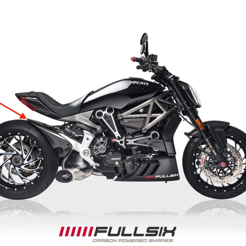 Fullsix Ducati XDiavel Carbon Fibre Rear Hugger | Conquest Racing Ltd