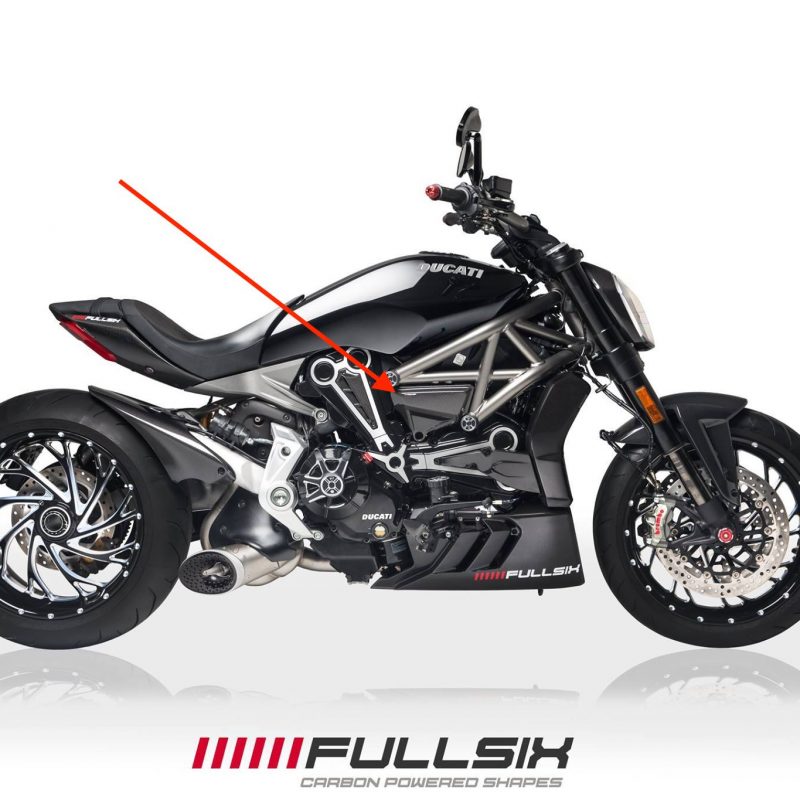 Fullsix Ducati XDiavel Carbon Fibre Engine Panels