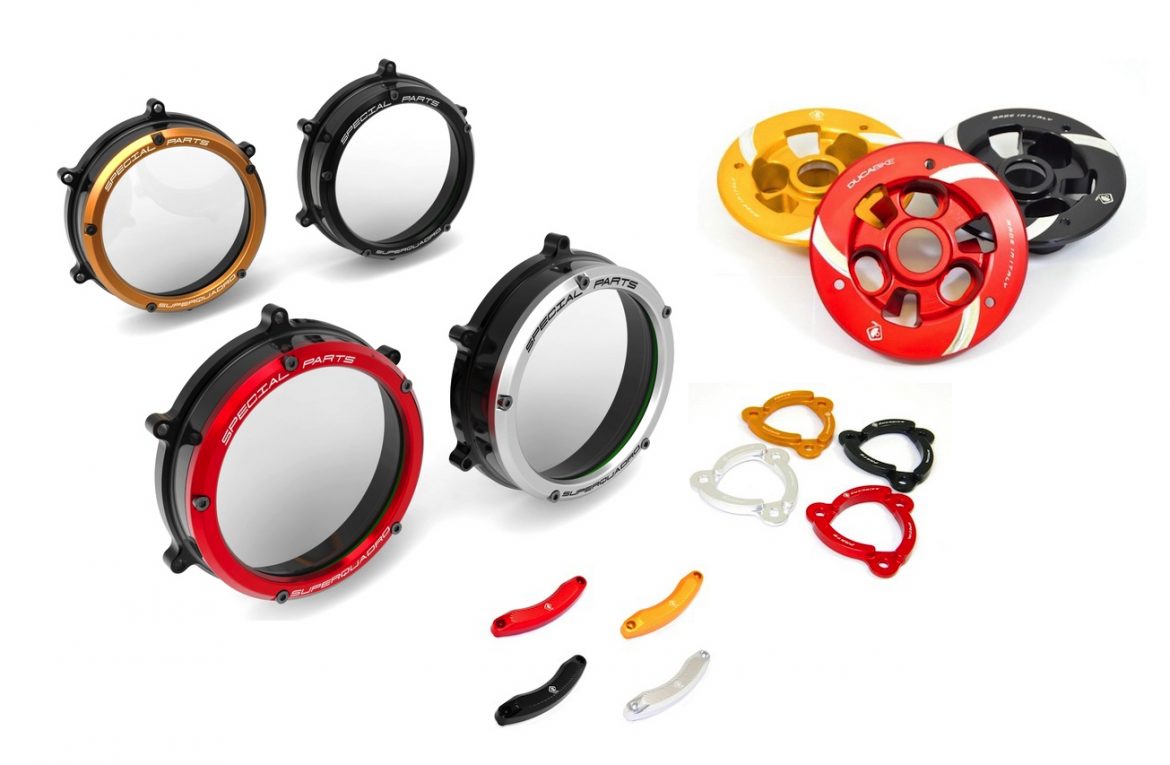 Ducabike Ducati Streetfighter V2 Clear Clutch Cover Kit Bi-Colour 2022 ...