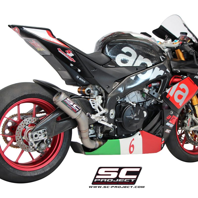 SC Project Exhaust Aprilia RSV4 RF RR Oval Racing Silencer 2015-16
