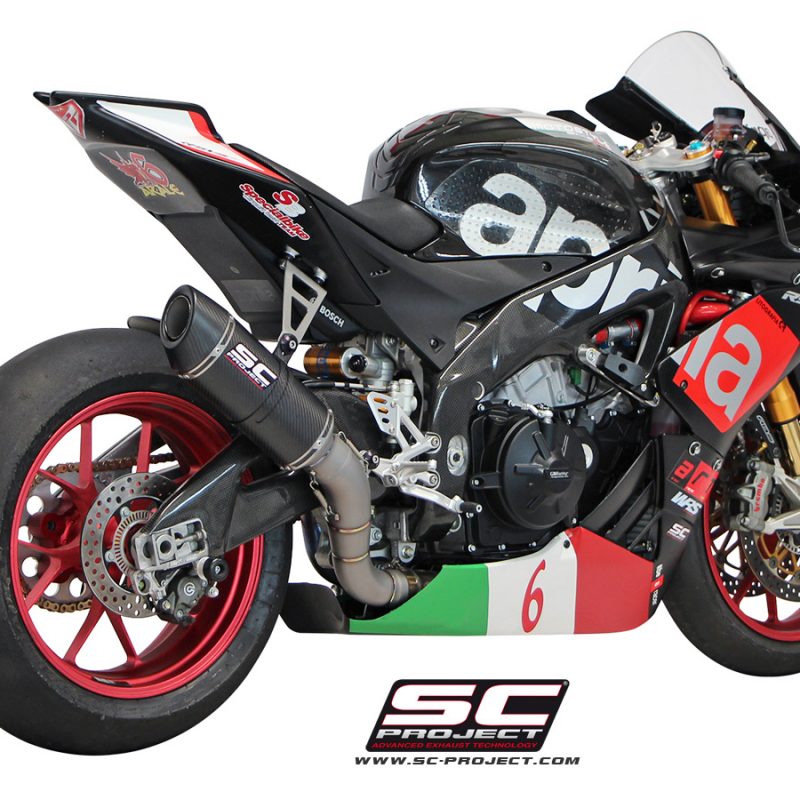 SC Project Exhaust Aprilia RSV4 RF RR Oval Racing Silencer 2015-16