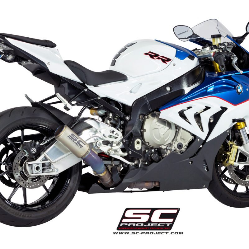 SC Project Exhaust BMW S1000RR CR-T Silencer Full Titanium Link Pipe