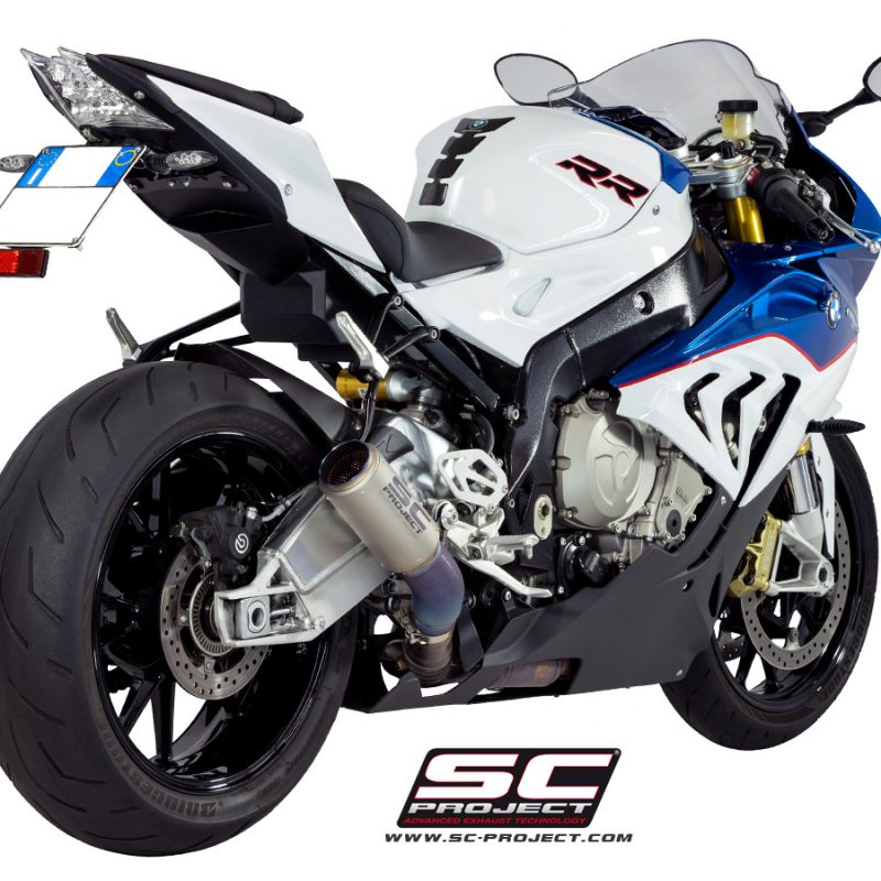 SC Project Exhaust BMW S1000RR CR-T Silencer Full Titanium Link Pipe
