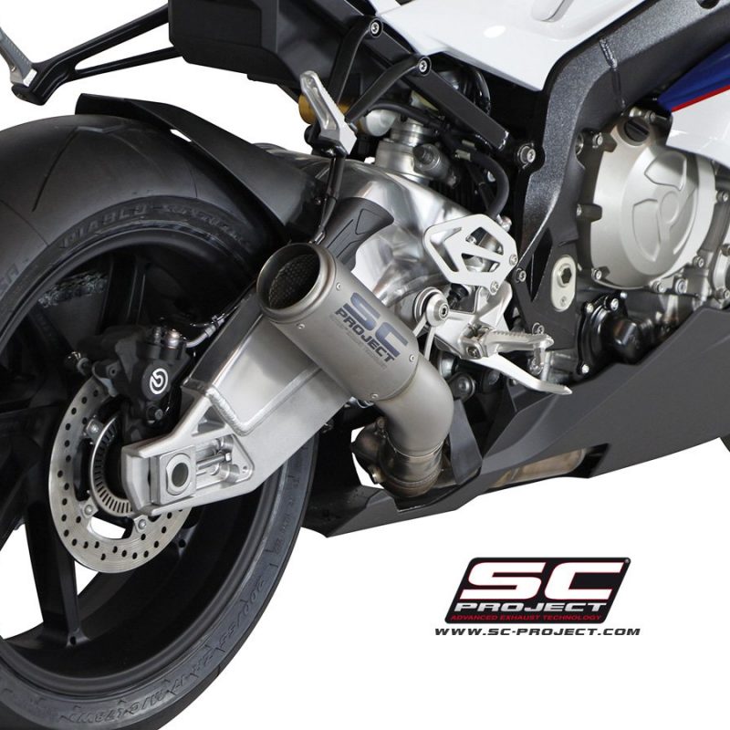 SC Project Exhaust BMW S1000RR CR-T Silencer Stainless Steel Link Pipe ...