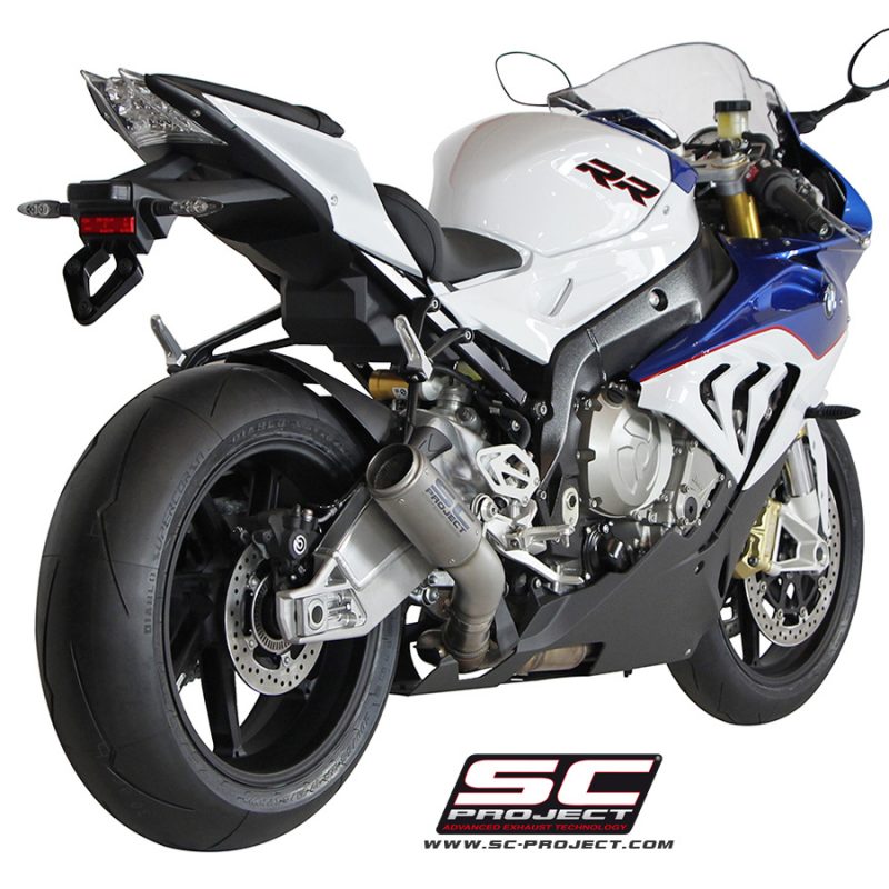 SC Project Exhaust BMW S1000RR CR-T Silencer Stainless Steel Link Pipe ...