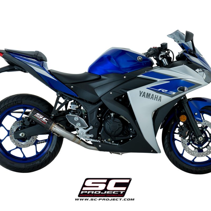 SC Project Exhaust Yamaha YZF R3 Full System 2-1 CR-T Silencer