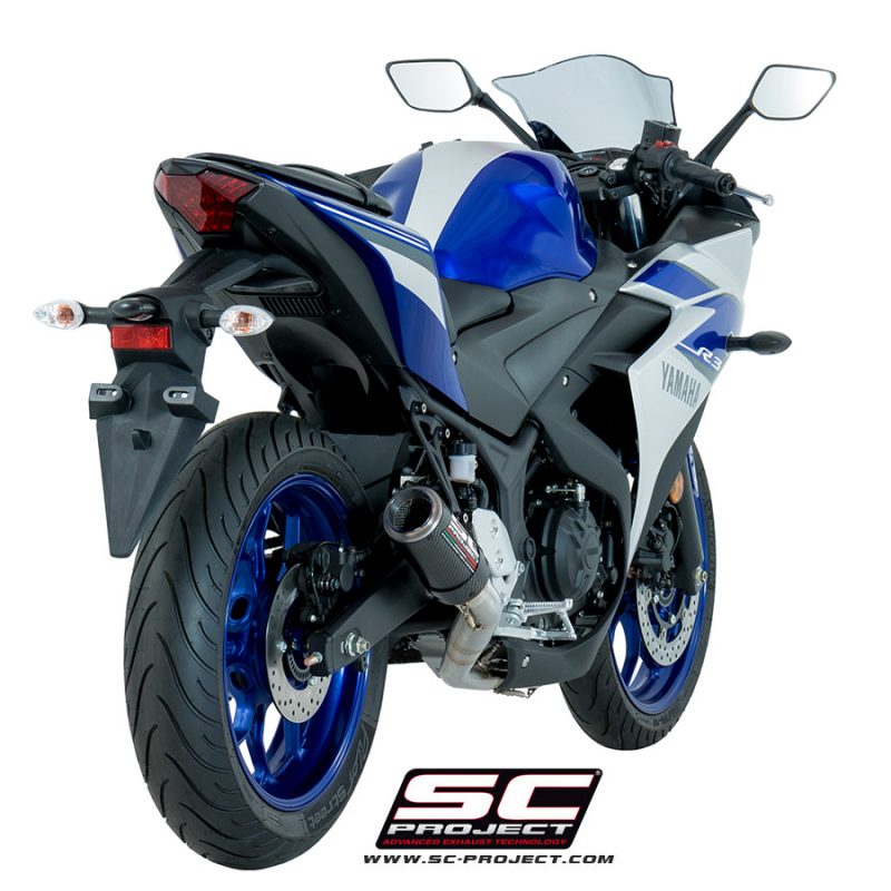 SC Project Exhaust Yamaha YZF R3 Full System 2-1 CR-T Silencer