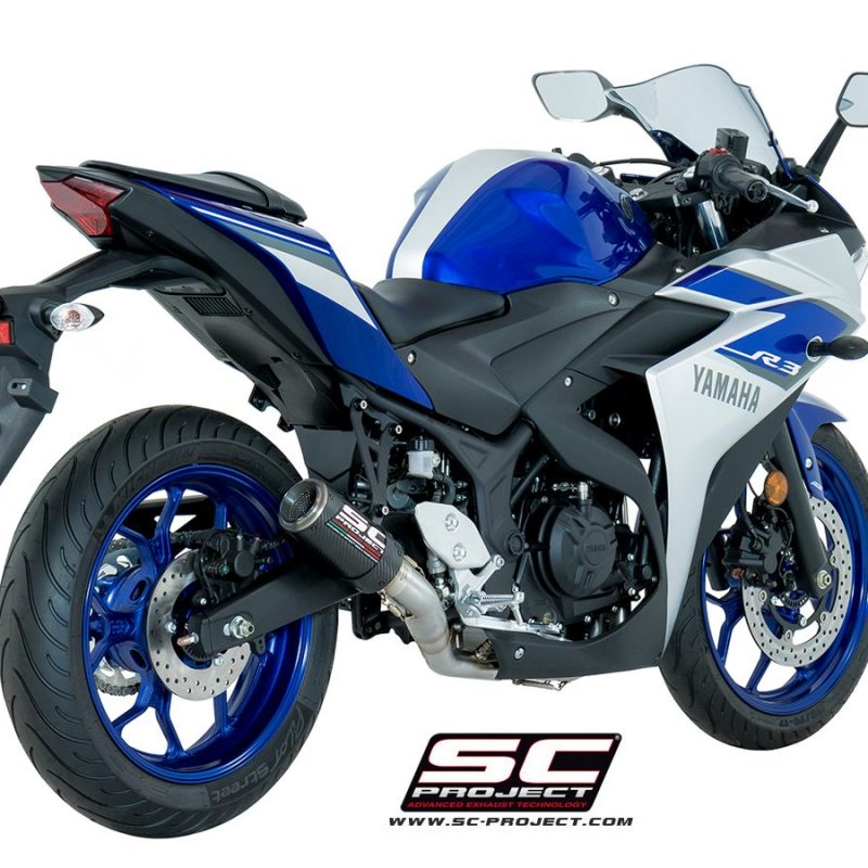 SC Project Exhaust Yamaha YZF R3 Full System 2-1 CR-T Silencer