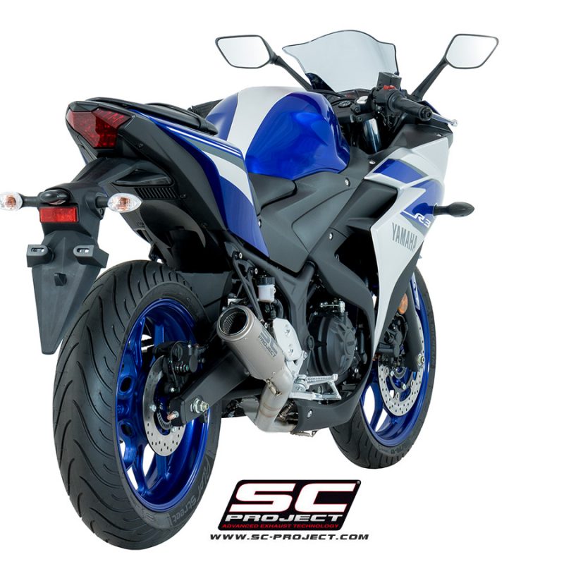 SC Project Exhaust Yamaha YZF R3 Full System 2-1 CR-T Silencer