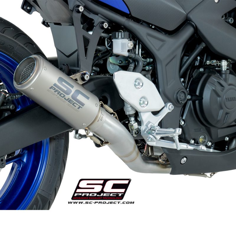 SC Project Exhaust Yamaha YZF R3 Full System 2-1 CR-T Silencer