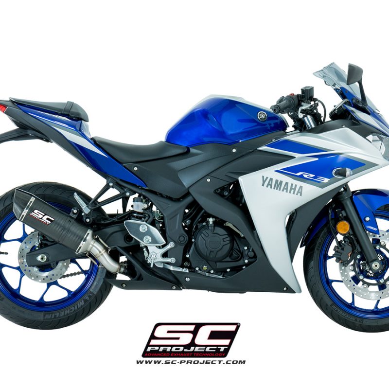 SC Project Exhaust YAMAHA YZF R3 Oval Silencer
