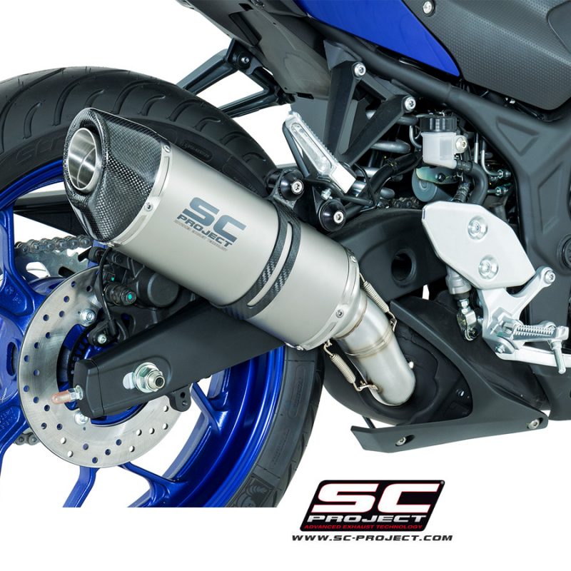 SC Project Exhaust YAMAHA YZF R3 Oval Silencer