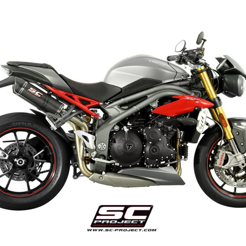 SC Project Exhaust Triumph Speed Triple 1050 Carbon Conic Silencer