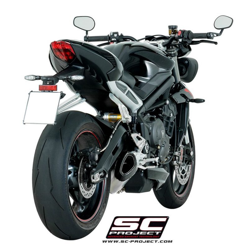 SC Project Exhaust Triumph Street Triple 765 S R RS SC1-R Silencer 2017+