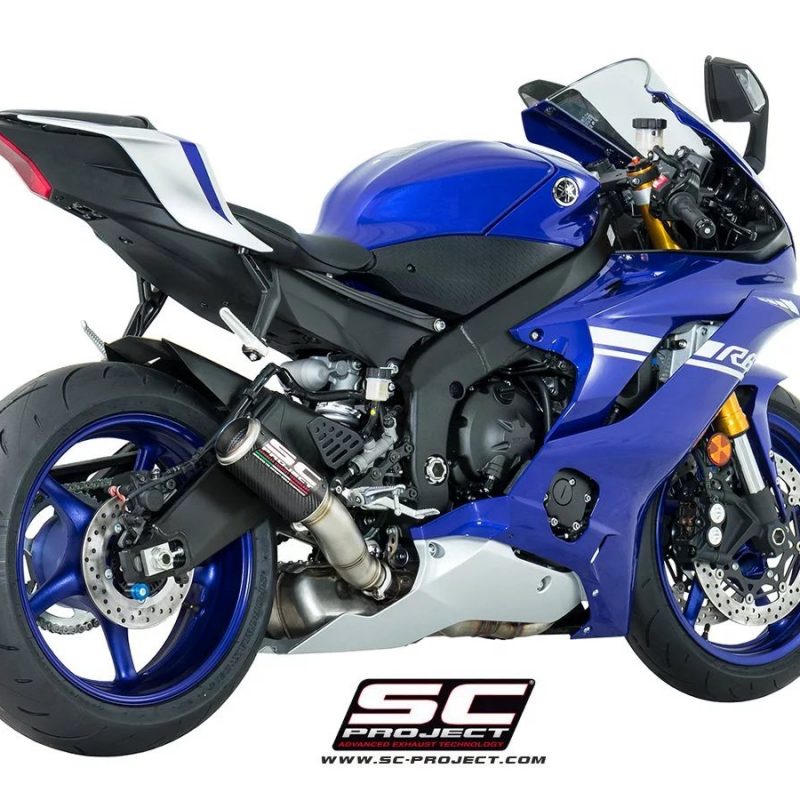 SC Project Exhaust Yamaha R6 CR-T Silencer High Position 2017+