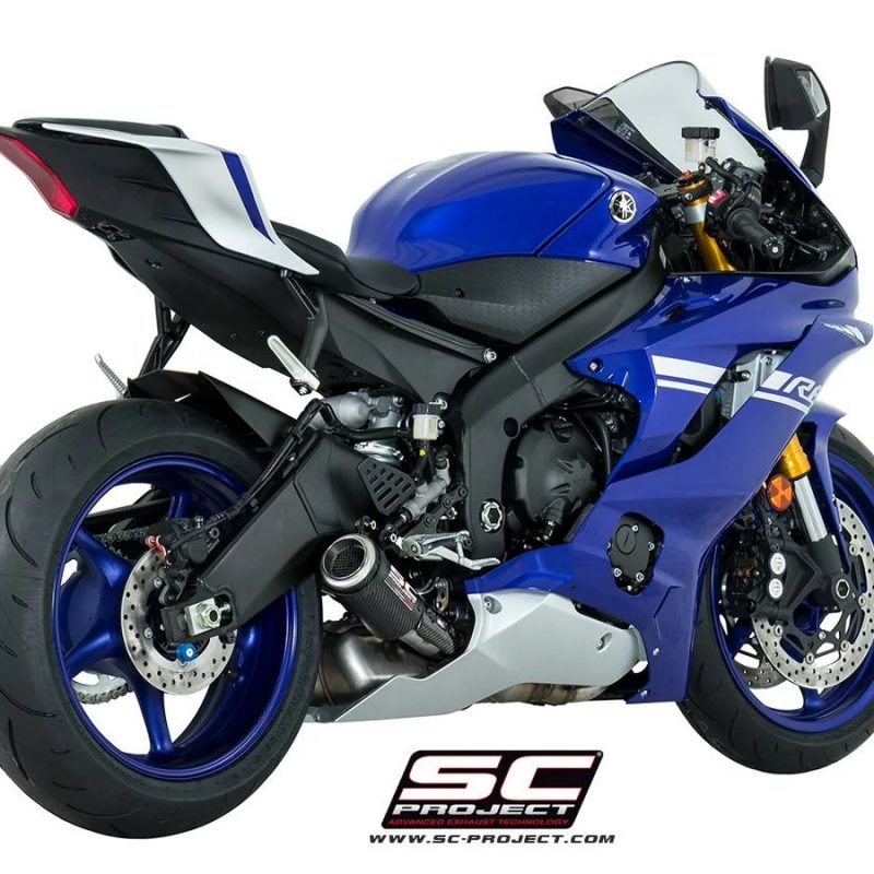 SC Project Exhaust Yamaha R6 CR-T Silencer Low Position 2017+