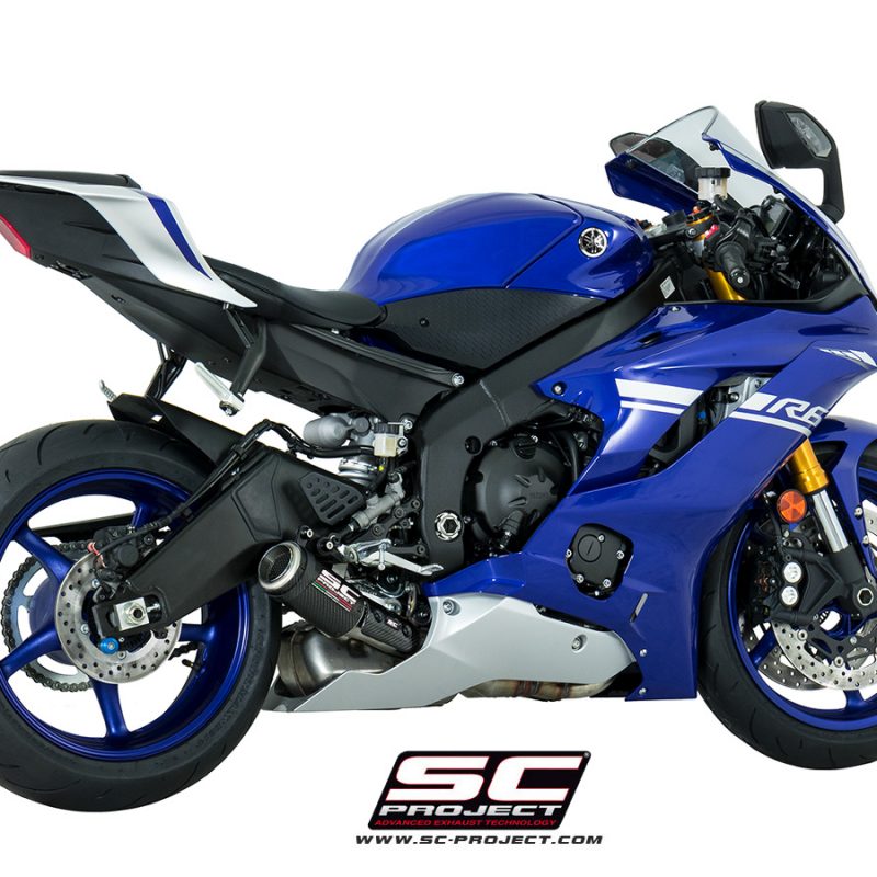 SC Project Exhaust Yamaha R6 CR-T Silencer Low Position 2017+