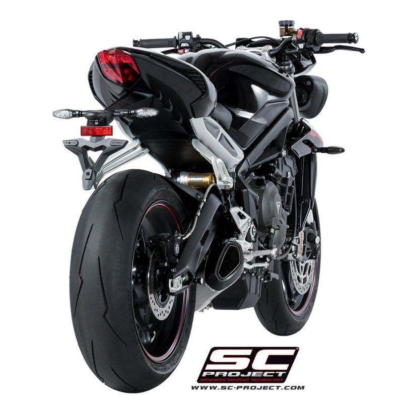 SC Project Exhaust Triumph Street Triple 765 S R RS SC1-R Silencer 2017+