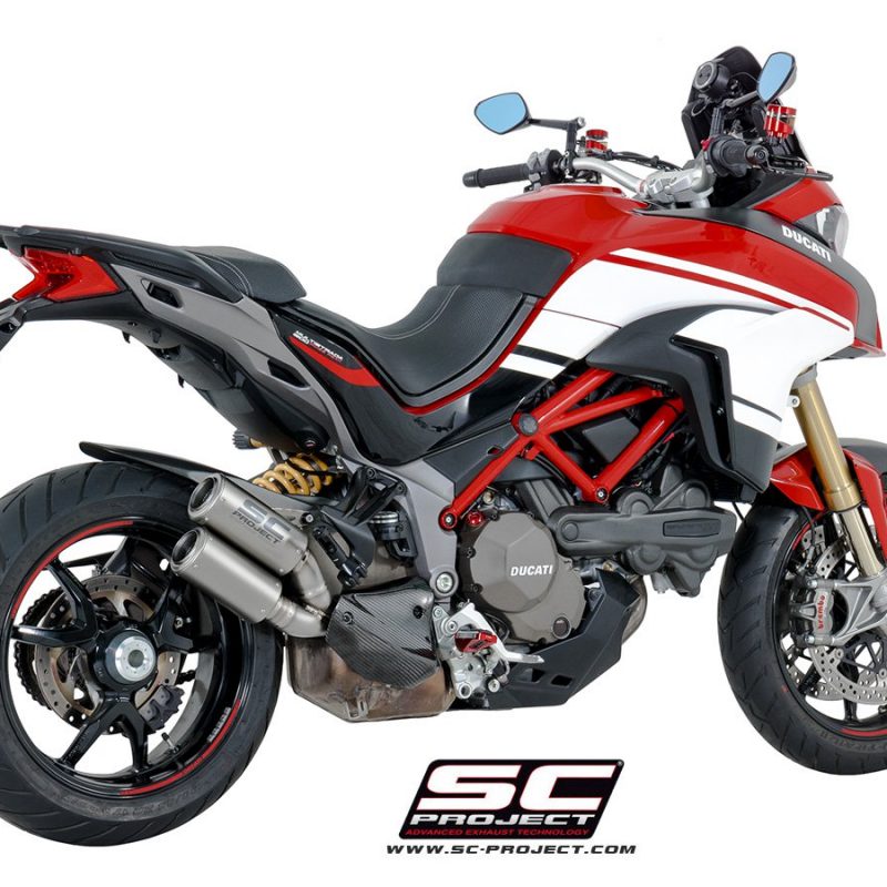 SC Project Exhaust Ducati Multistrada 1200 CR-T Twin Silencers 2015-17