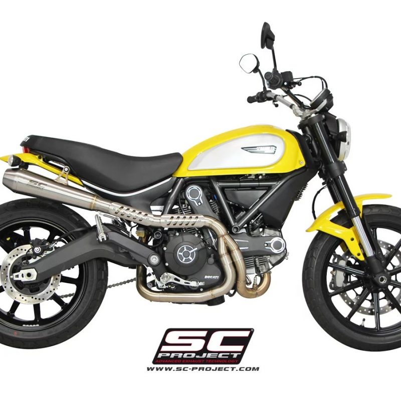 SC Project Exhaust Ducati Scrambler Twin Conic Silencers