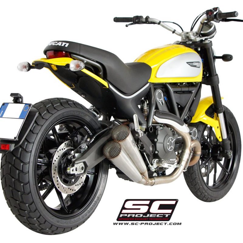 SC Project Exhaust Ducati Scrambler Twin Conic Silencers