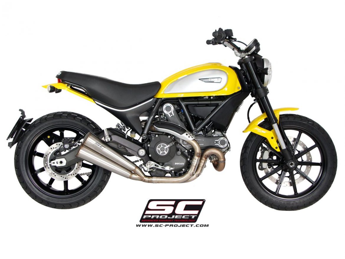 SC Project Exhaust Ducati Scrambler Twin Conic Silencers