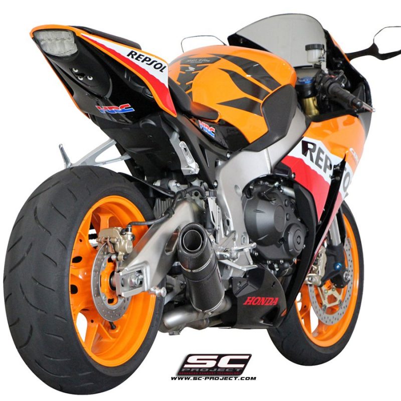 SC Project Exhaust Honda CBR 1000RR Matt Carbon Oval Silencer 08-13