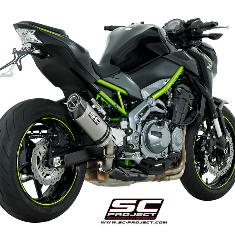 SC Project Exhaust Kawasaki Z900 Oval Silencer 2017+