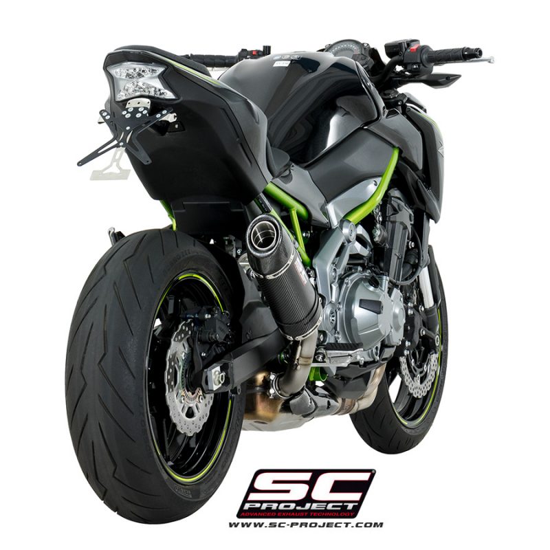 SC Project Exhaust Kawasaki Z900 Oval Silencer 2017+
