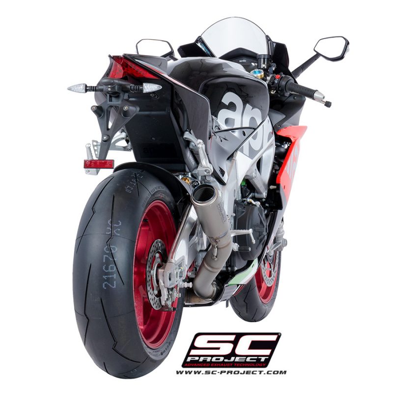 SC Project Exhaust Aprilia RSV4 RF RR CR-T Silencer High Position 2018+