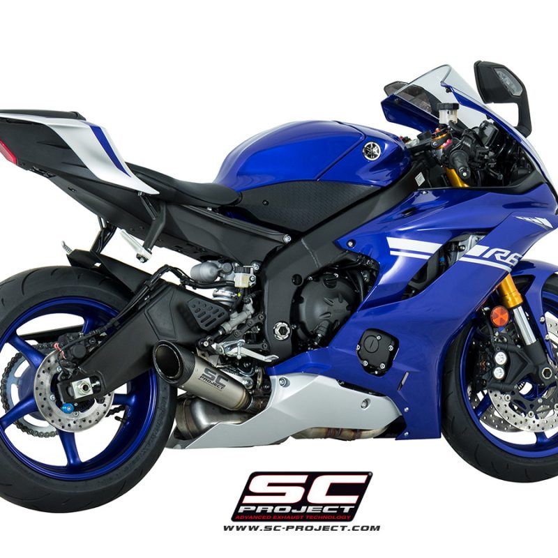 SC Project Exhaust Yamaha R6 S1 Silencer 2017+ | Conquest Racing Ltd