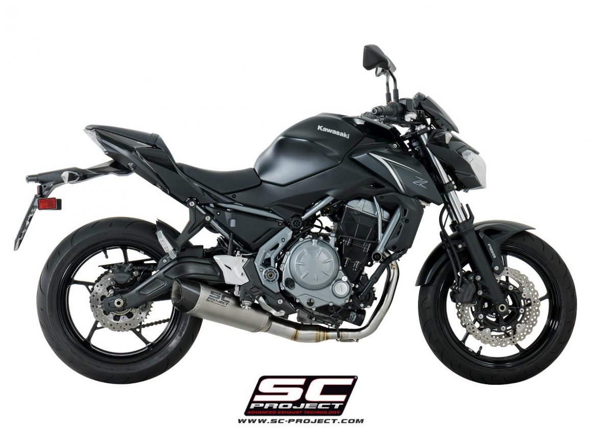 SC Project Exhaust Kawasaki Z650 Full Exhaust System 2-1 2017-18