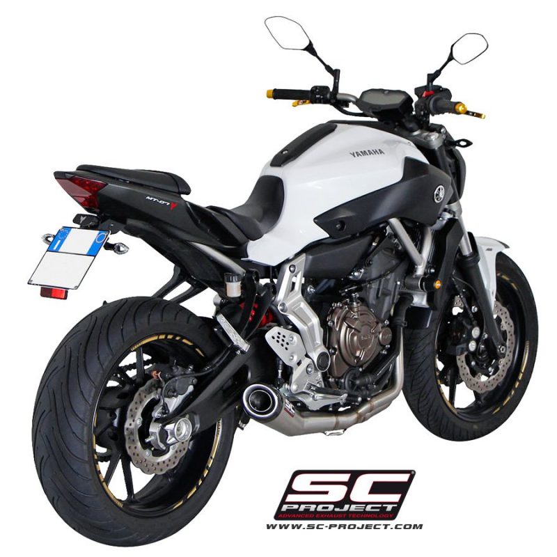SC Project Exhaust Yamaha MT-07 Full System 2-1 Conic Silencer 2013-16