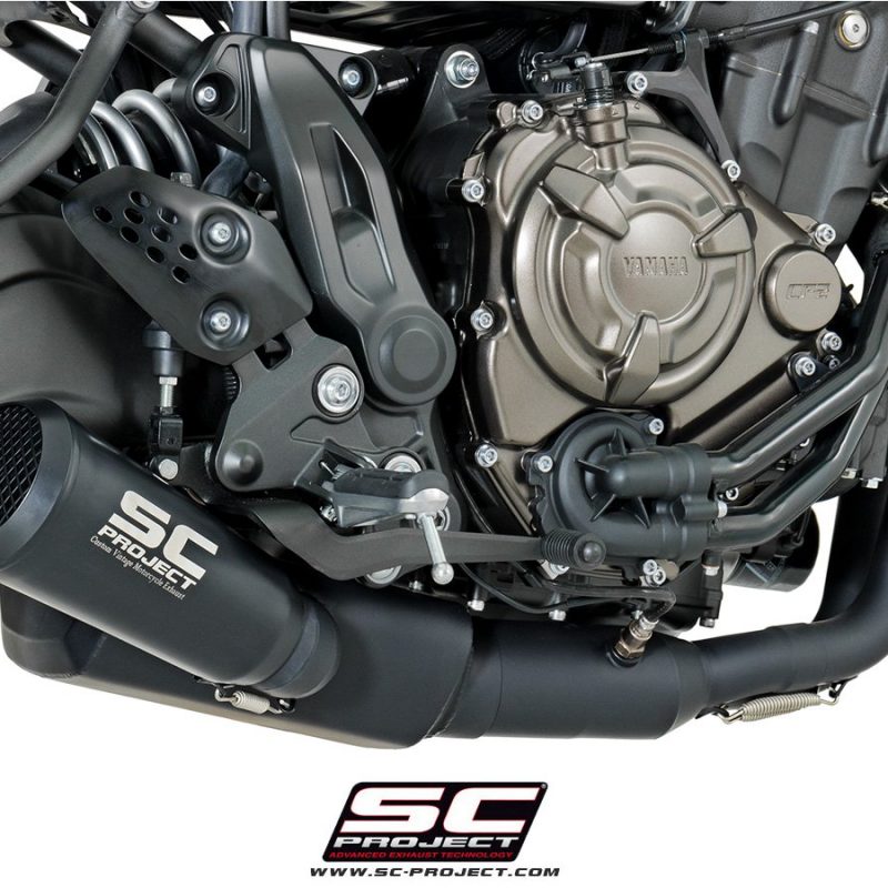 SC Project Exhaust Yamaha MT-07 Full Exhaust System 2-1 Conic '70s ...