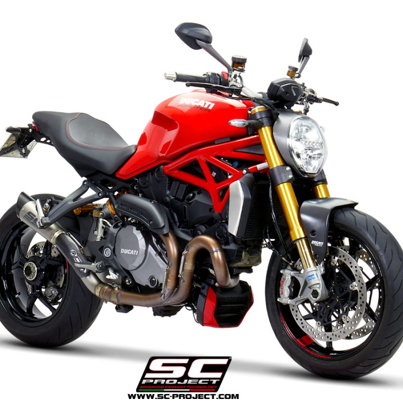 SC Project Ducati Monster 1200 2017+ S1 Exhaust Silencer