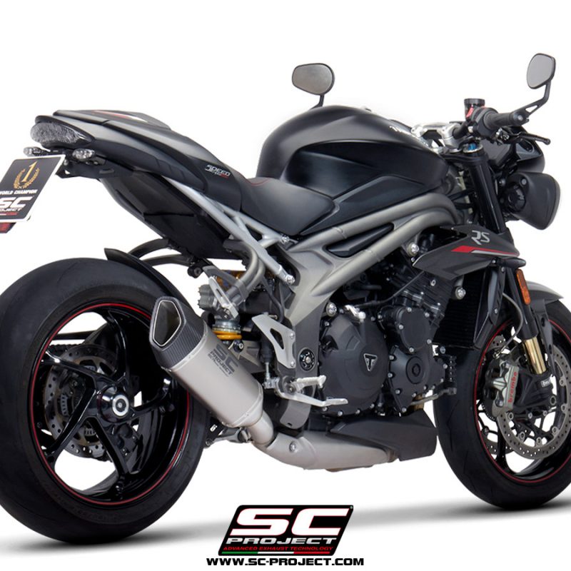 SC Project Exhaust Triumph Speed Triple S RS SC1-R Silencer 2018+