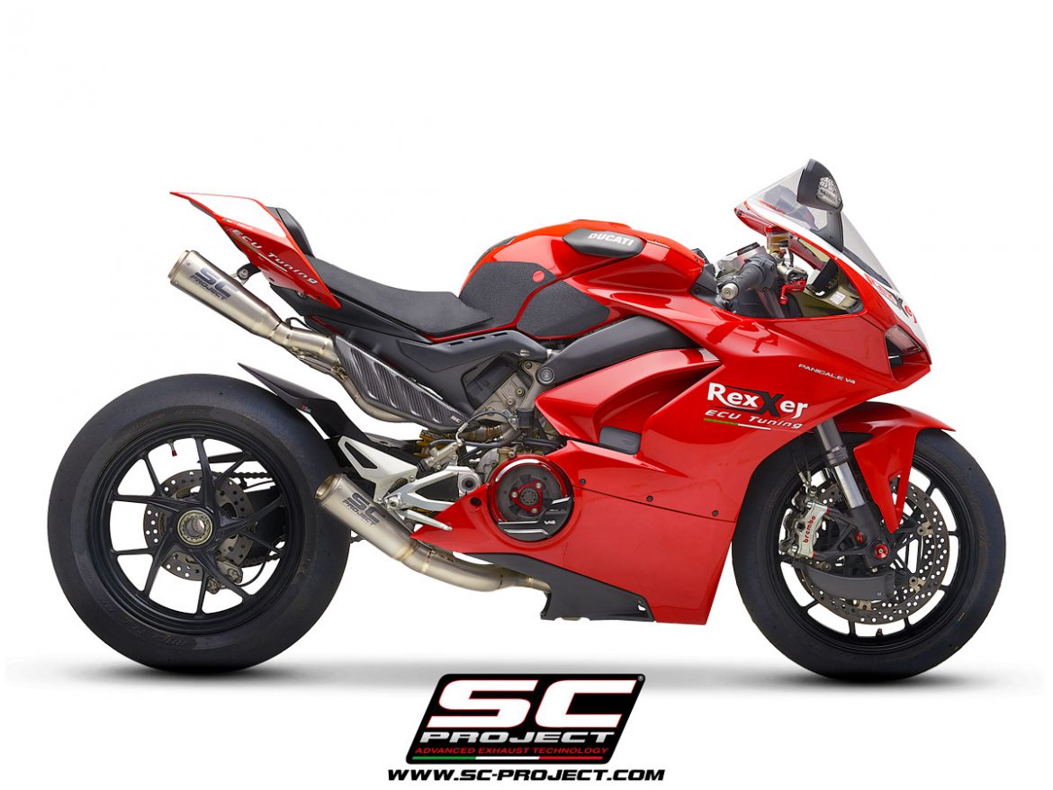 SC Project Exhaust Ducati Panigale V4 S1-GP Full Titanium System 4-2