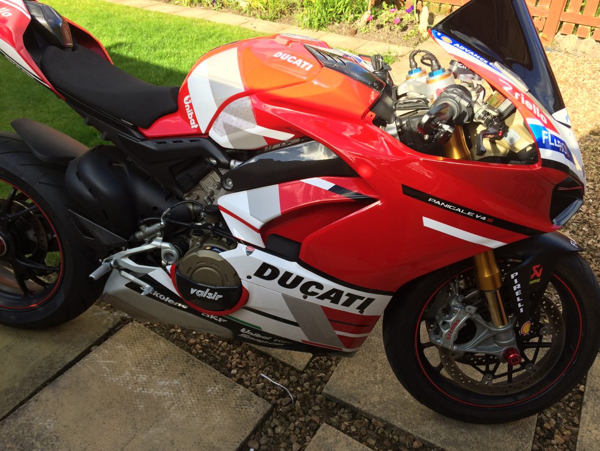 Robert's stunning customised Ducati Panigale V4S