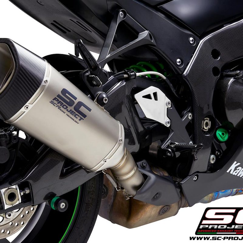 SC Project Exhaust Kawasaki Ninja ZX-10R SC1-R Silencer Original CAT 2016+