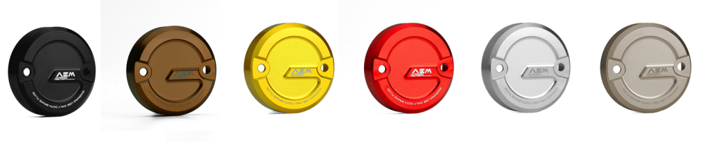 AEM Factory Ducati / MV Agusta Front Brake Reservoir Cap | Conquest ...
