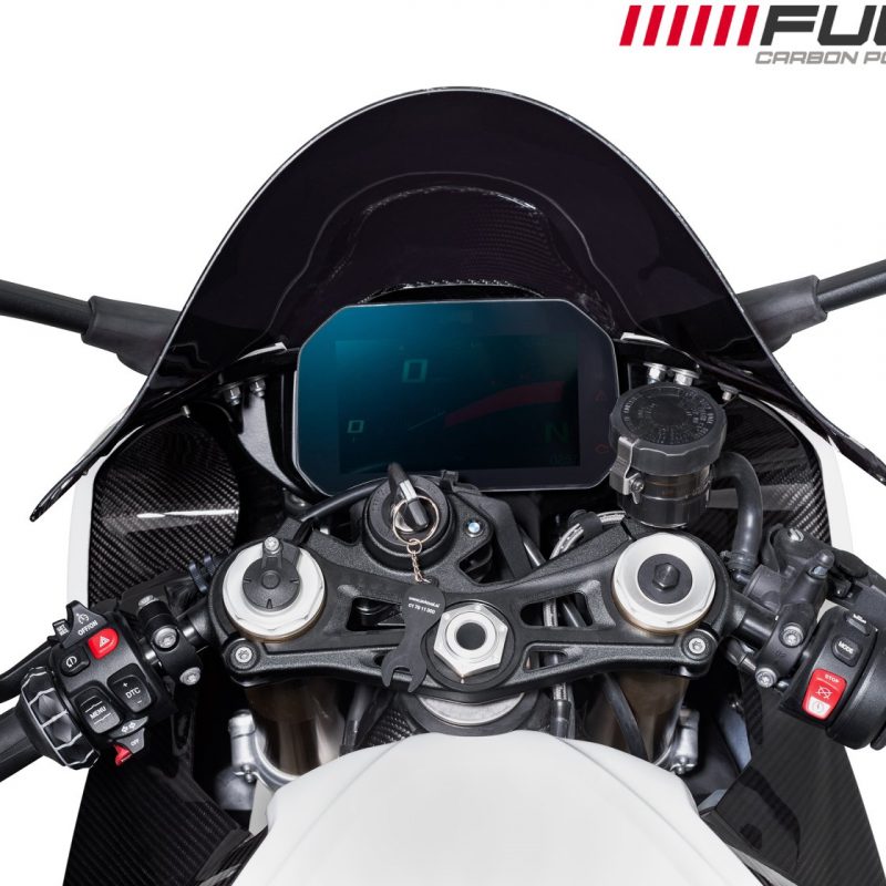 Fullsix BMW S1000RR Carbon Fibre Wind Screen Dark Tint 2019+ | Conquest ...