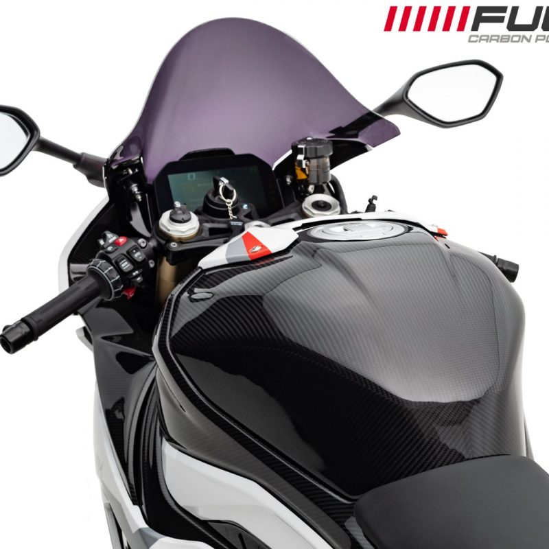 Fullsix BMW S1000RR Carbon Fibre Wind Screen Dark Tint 2019+ | Conquest ...