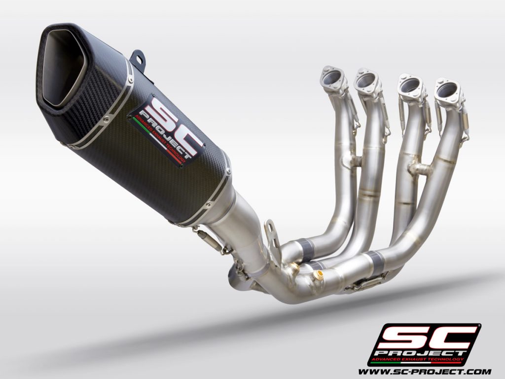 SC Project Exhaust BMW S1000RR Carbon SC1-R Full Titanium System 4-1 ...