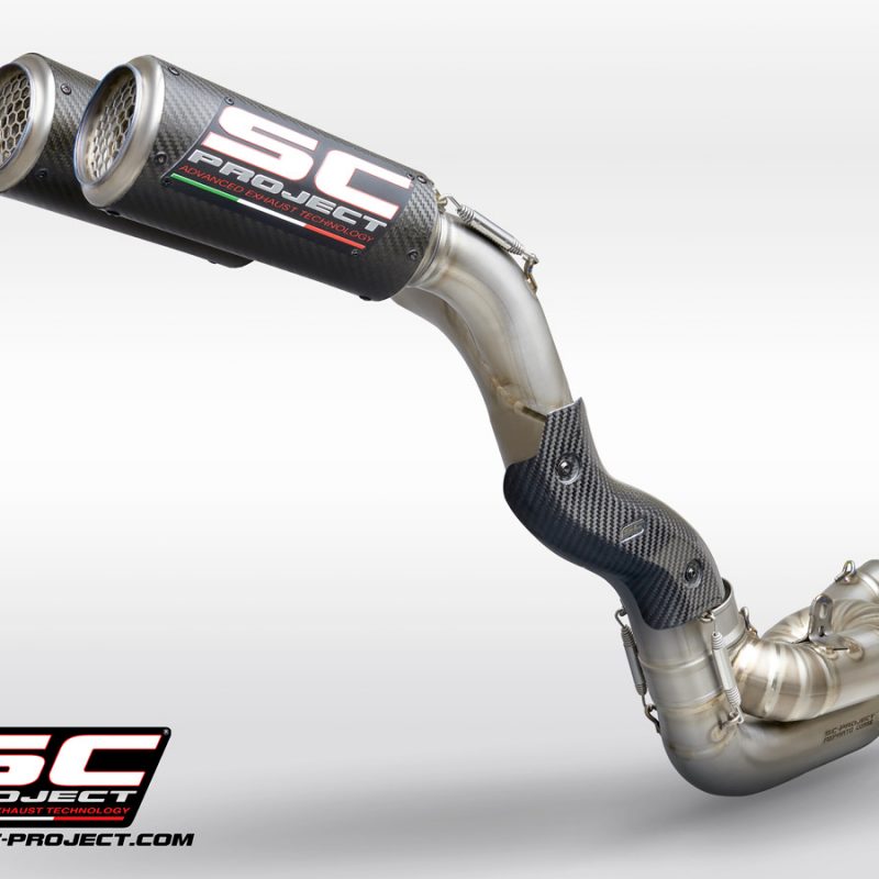 SC Project Exhaust Ducati Streetfighter V4 CR-T M2 Carbon Silencers ...