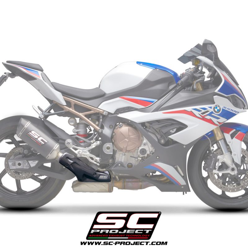 SC Project Exhaust BMW S1000RR Carbon Exhaust Heat Shield Protector ...