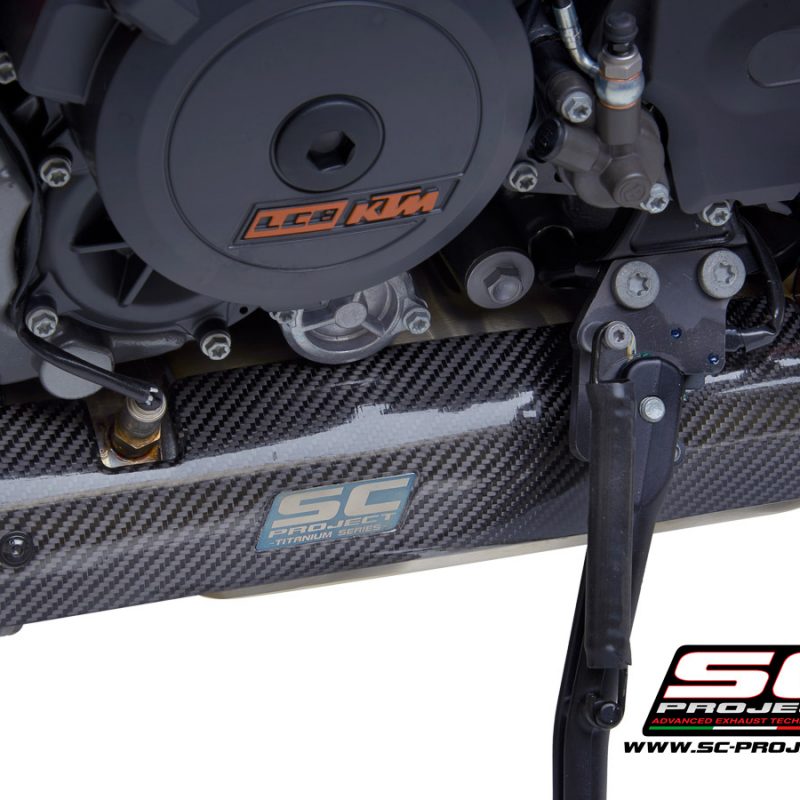 SC Project Exhaust KTM Super Duke 1290 R Carbon Exhaust Heat Shield ...
