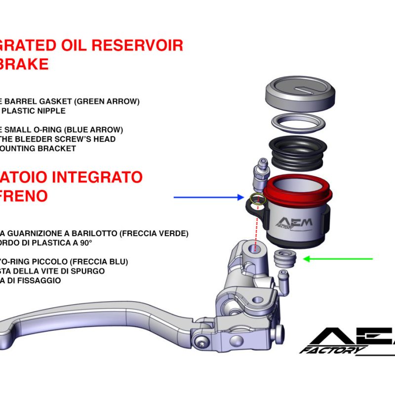 AEM Factory Brembo RCS Integrated Brake Reservoir Tank | Conquest ...