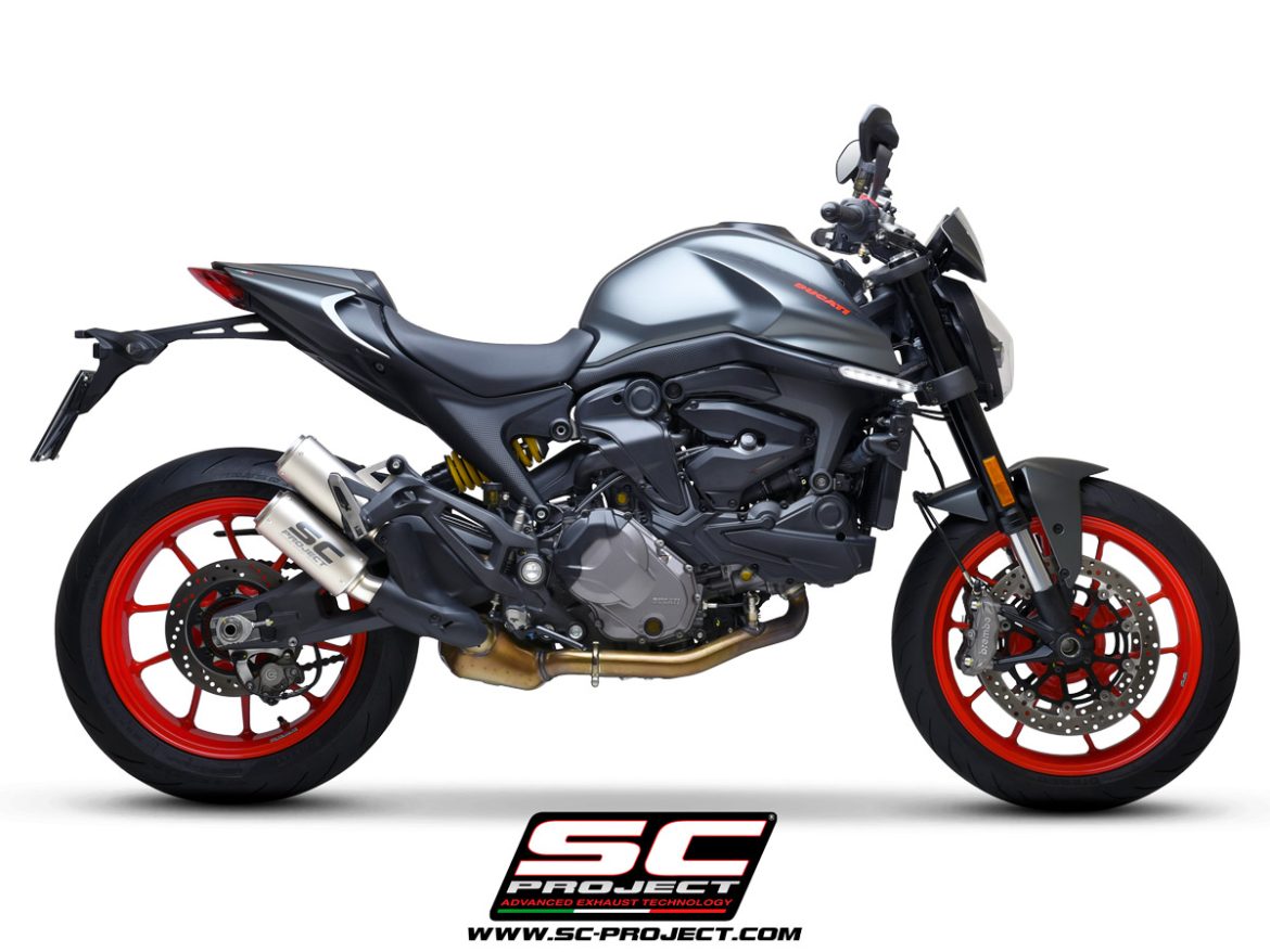 SC Project Exhaust Ducati Monster 950 Twin CR-T Silencer | Conquest ...