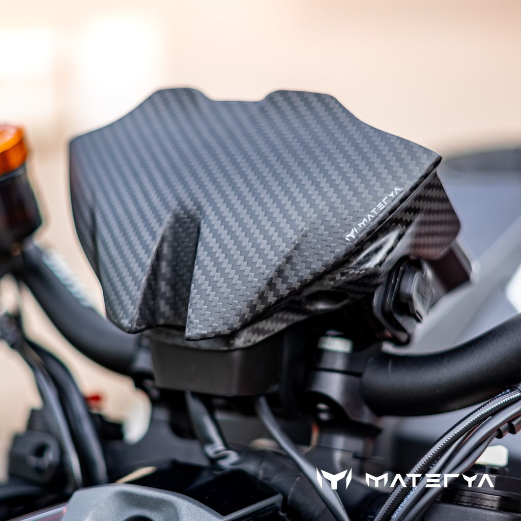 MATERYA KTM Super Duke 1290R Carbon Fibre Dashboard Cover Screen 2020 ...
