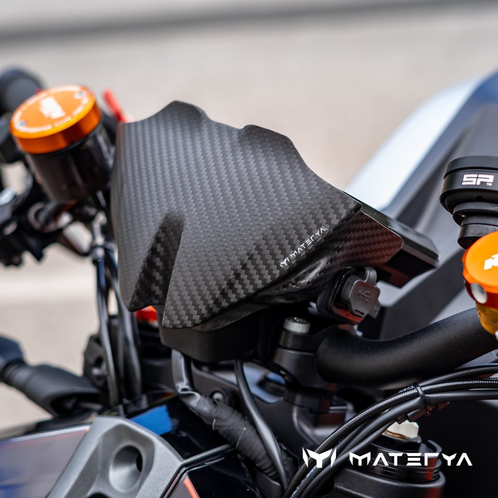 MATERYA KTM Super Duke 1290R Carbon Fibre Dashboard Cover Screen 2020 ...